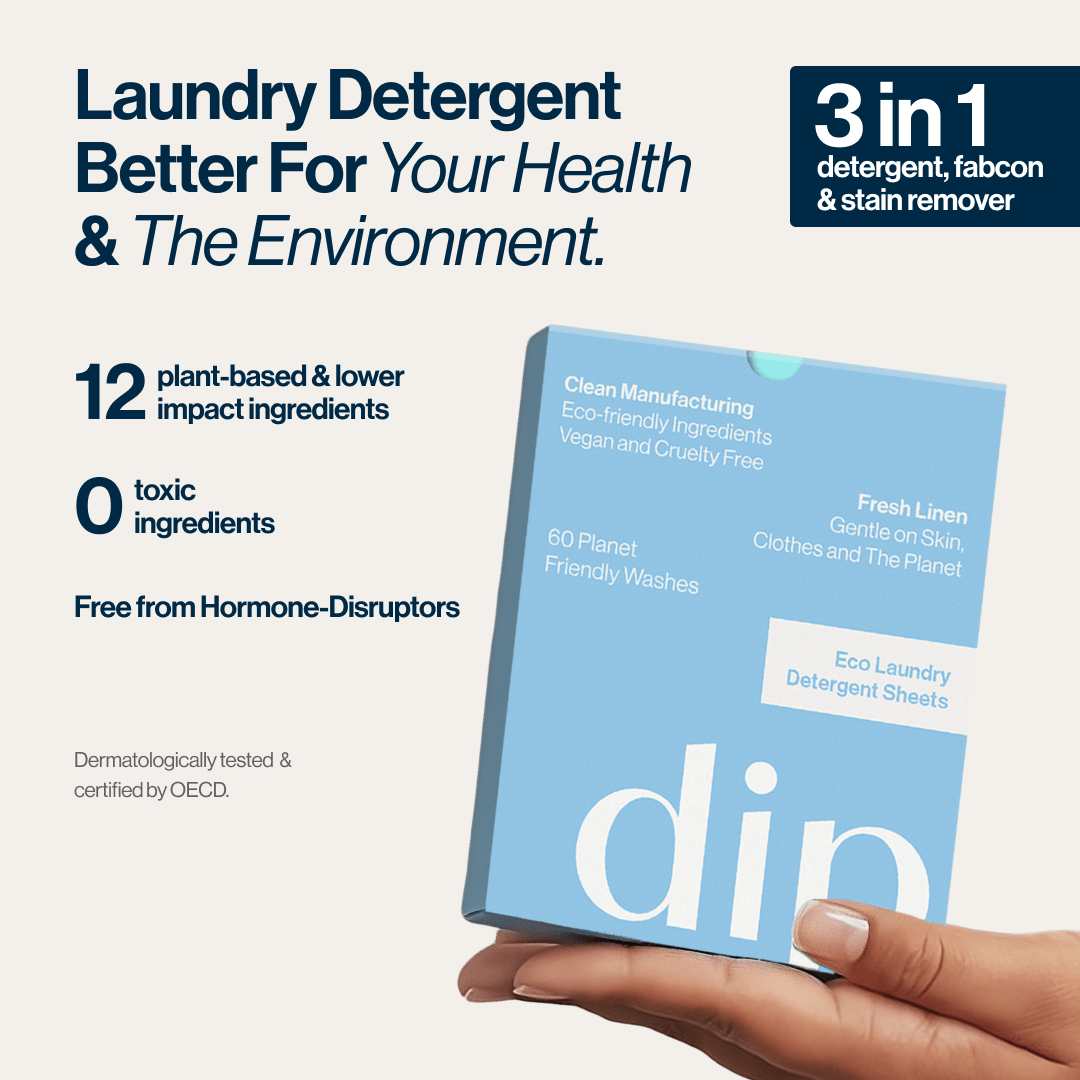 Laundry Detergent Sheets | Eco-Friendly BIO Washing Strips | Dip